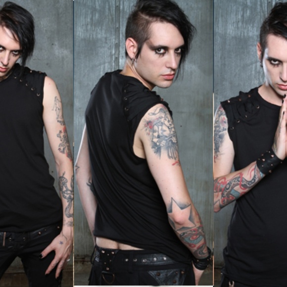 Lip Service | Shirts | Lip Service Corrosion Set Mosh Black Tank Goth ...